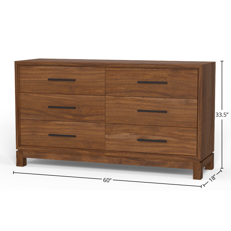 Keziah 6 drawer double dresser store